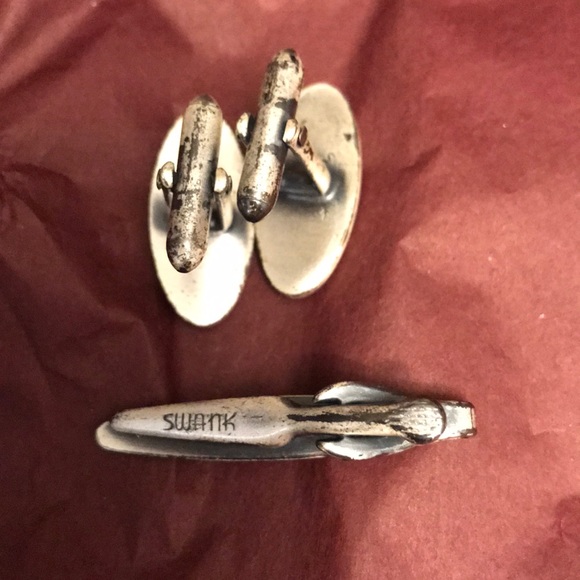 SWANK | Accessories | Vintage Swank Cufflinks And Tie Bar | Poshmark
